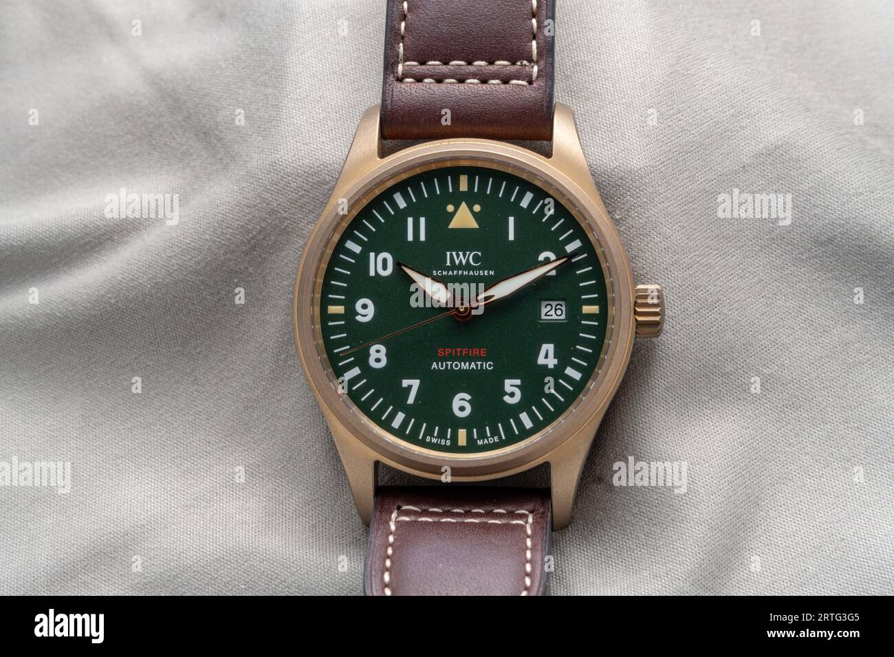 IWC Pilot’s Automatic Spitfire Stock Photo - Alamy