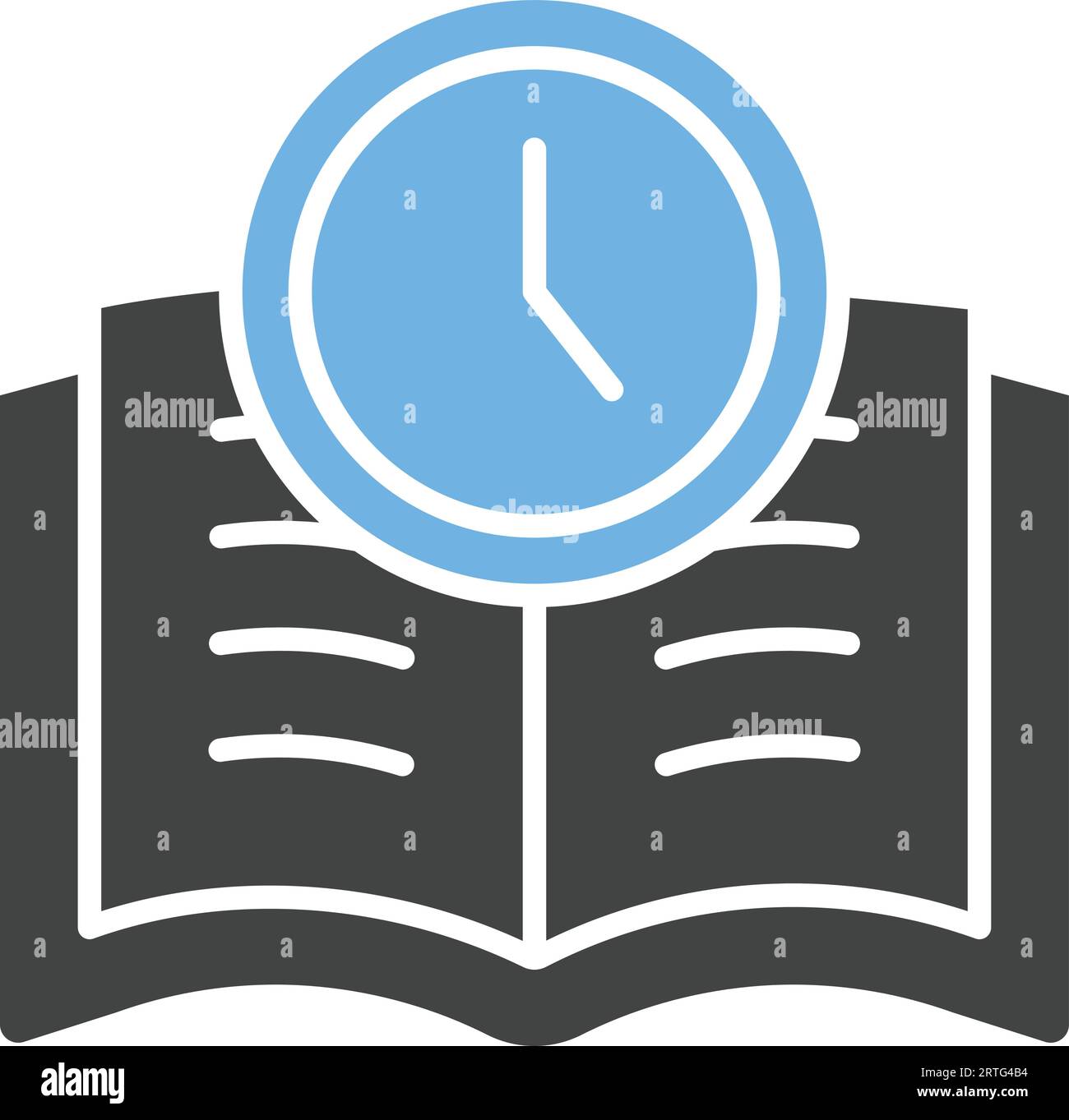 Time To Study Icon Image Stock Vector Image & Art - Alamy
