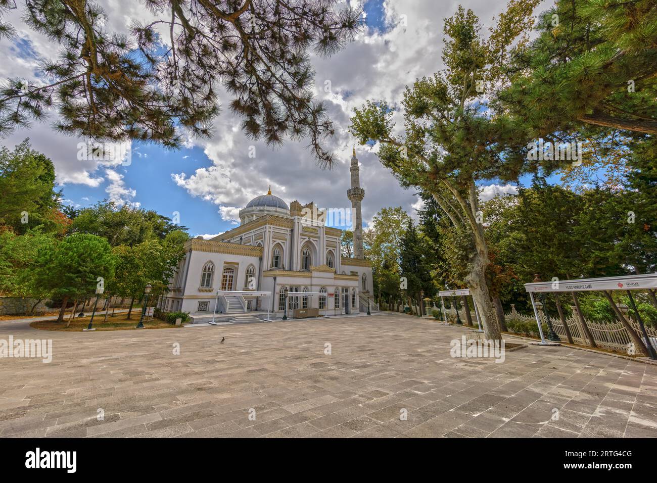 Istanbul, Turkey, September 11, 2023: Yildiz Hamidiye Mosque built by ...