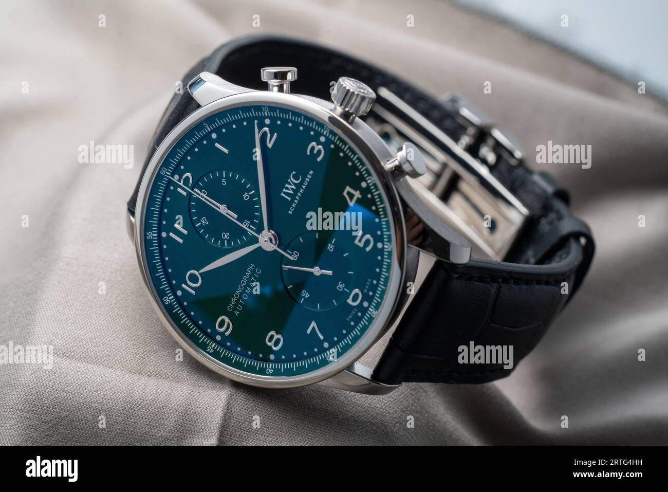 IWC Portugieser Chronograph IW371606 Stock Photo - Alamy