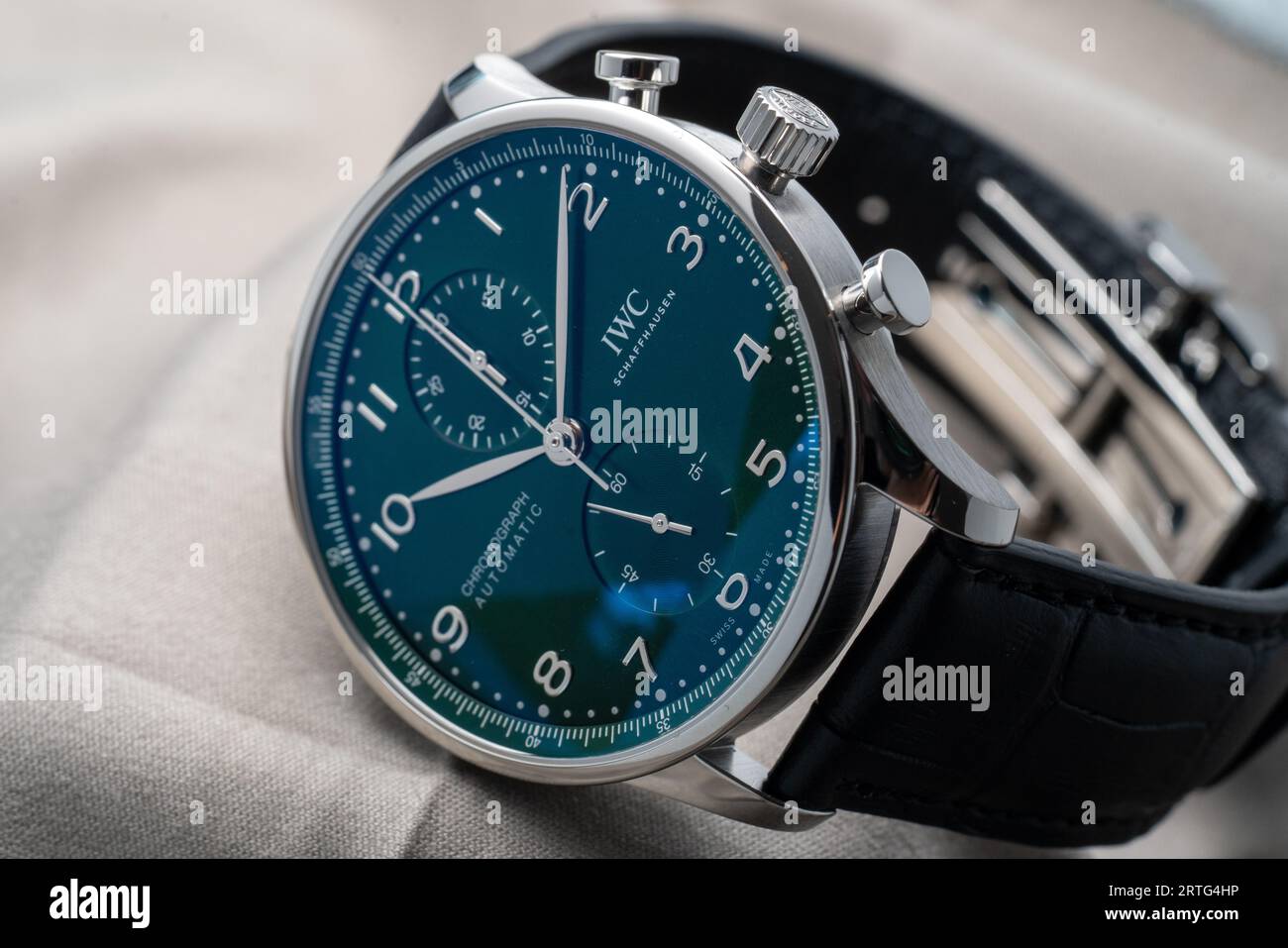 IWC Portugieser Chronograph IW371606 Stock Photo - Alamy