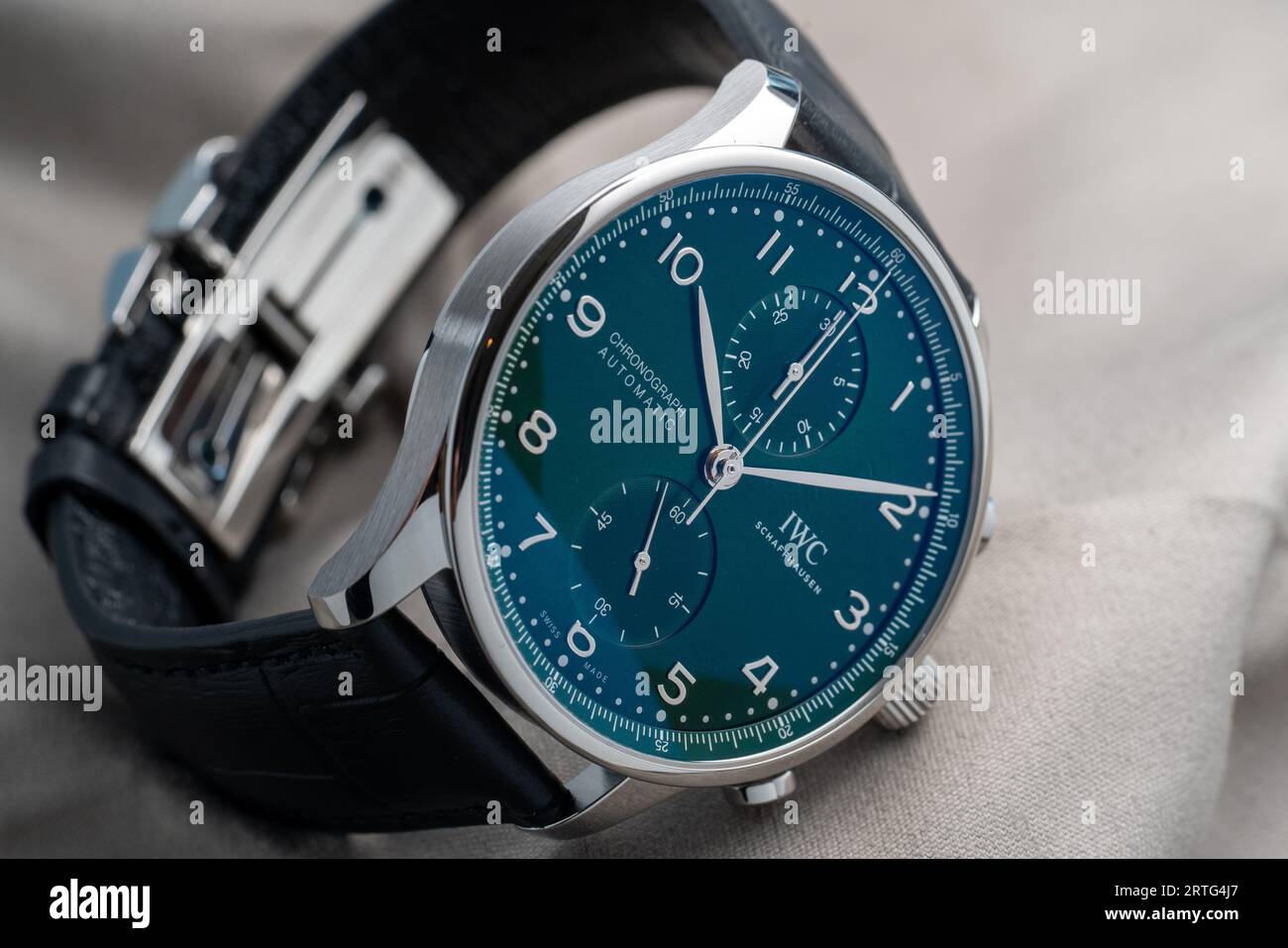 IWC Portugieser Chronograph IW371606 Stock Photo - Alamy