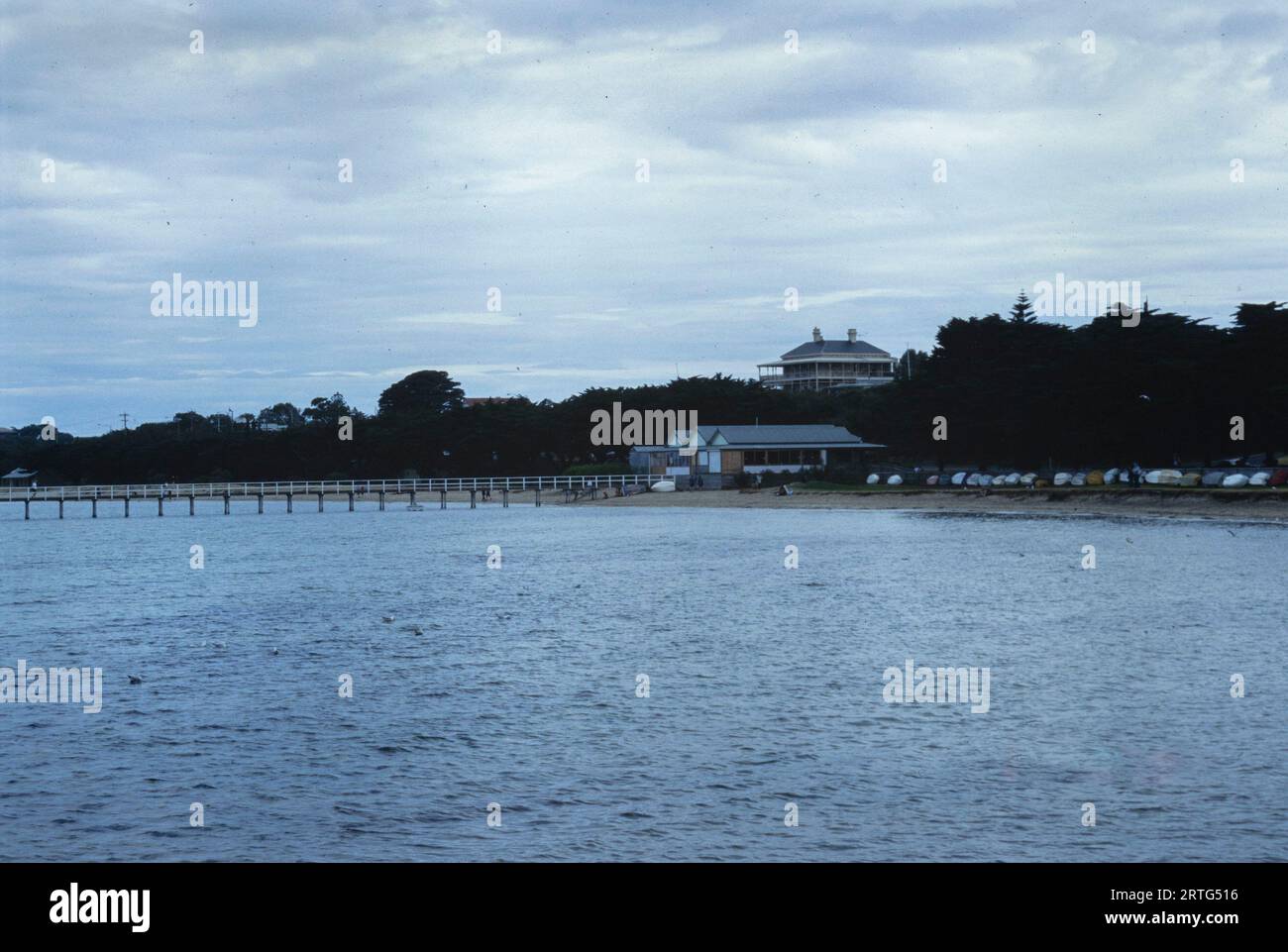 Melbourne, Australia December 1999: Historic view of Melbourne's ...