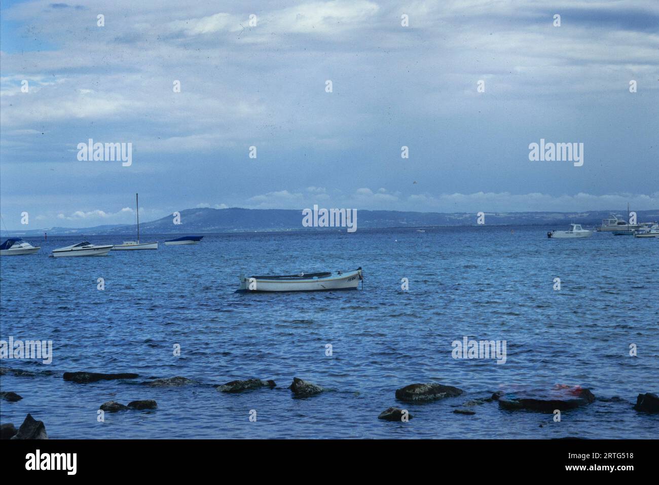 Melbourne, Australia December 1999: Historic view of Melbourne's ...