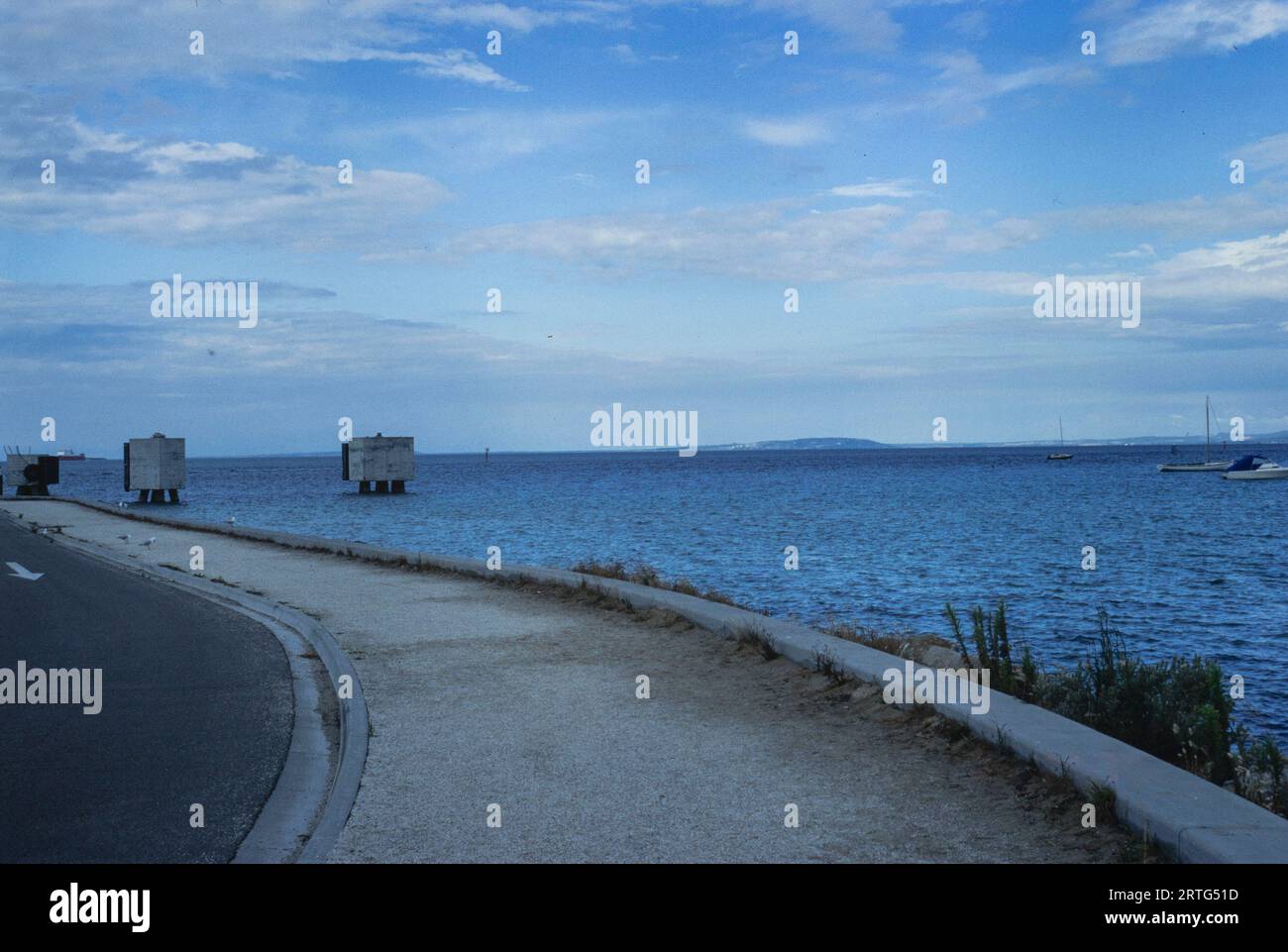 Melbourne, Australia December 1999: Historic view of Melbourne's ...