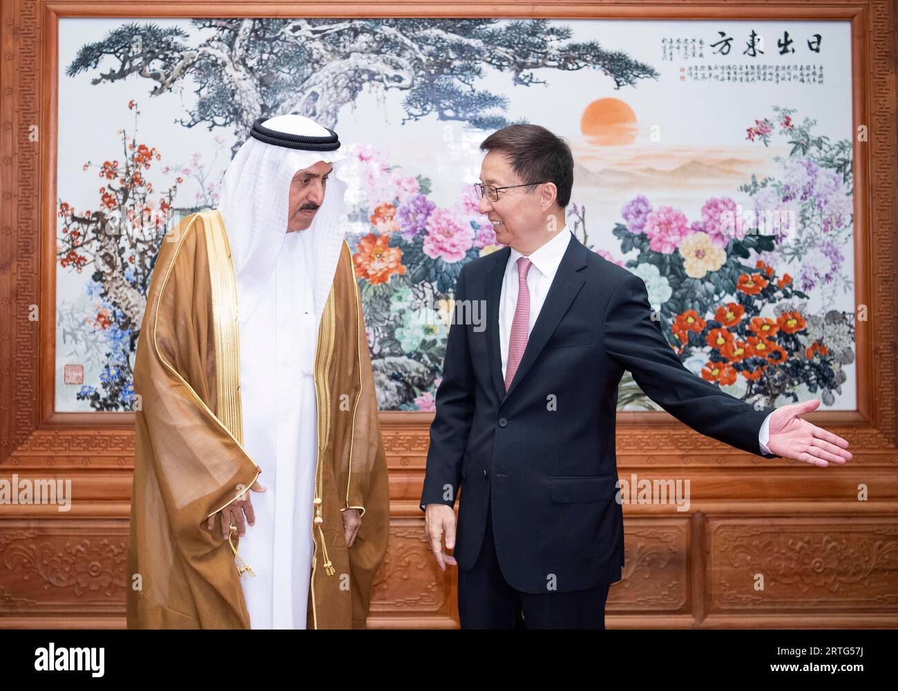 Beijing, China. 13th Sep, 2023. Chinese Vice President Han Zheng meets ...