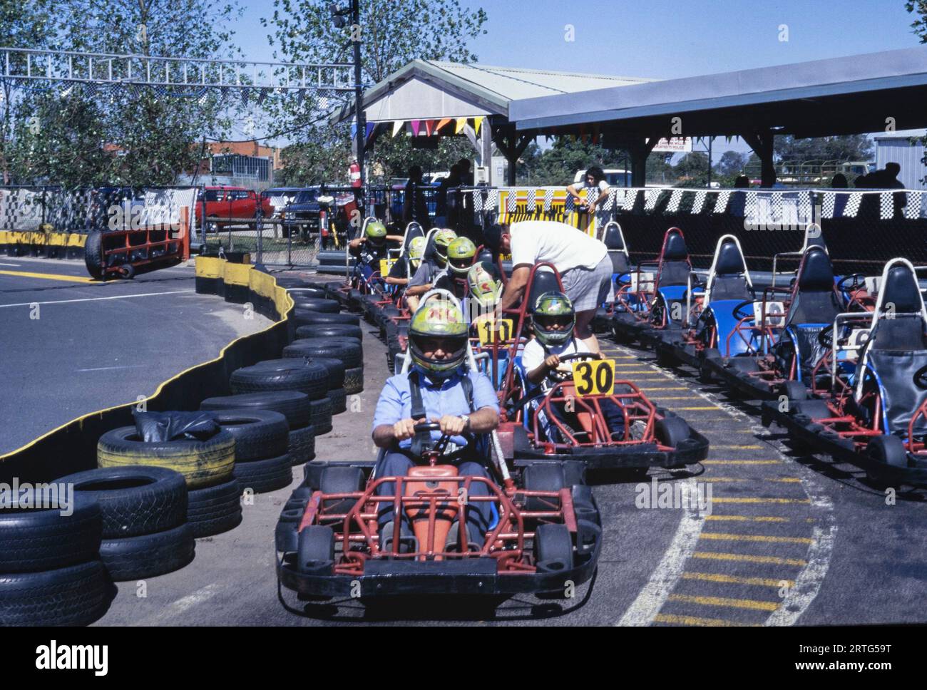 Melbourne, Australia December 1999: Historic capture of a lively go ...