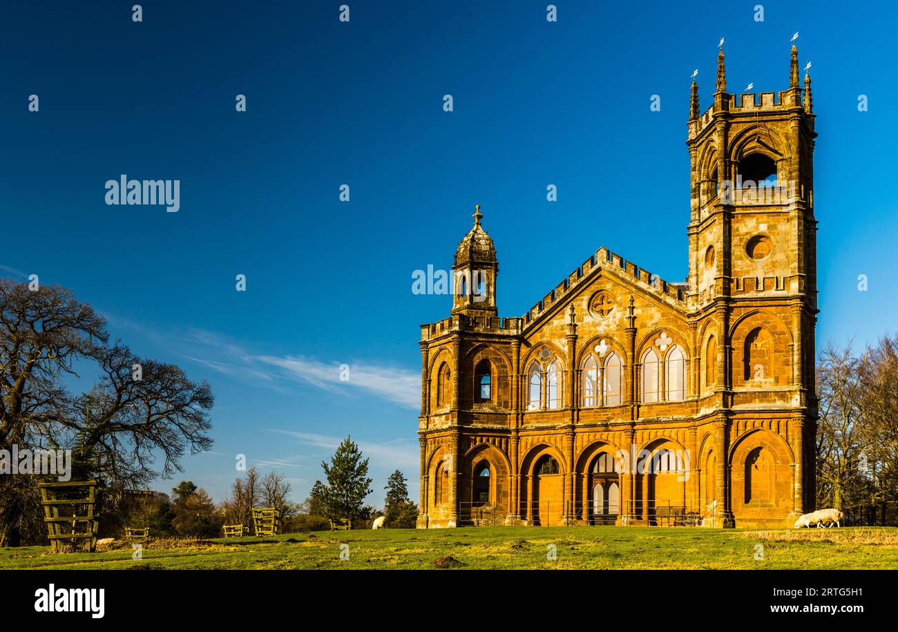 Gothic Temple at Stowe, Buckinghamshire, UK Stock Photo - Alamy