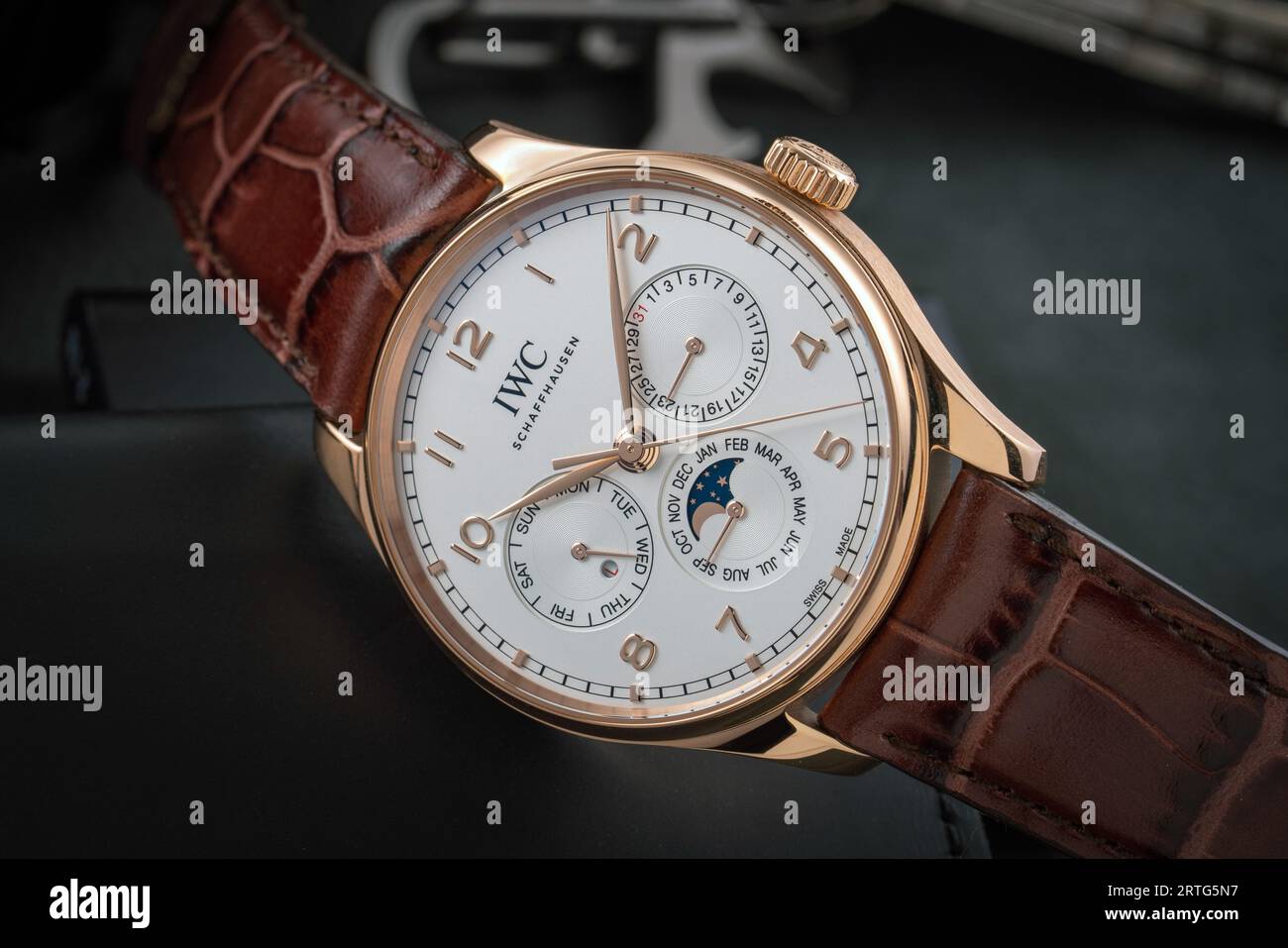 IWC Portugieser Perpetual Calendar 42 IW344202 Stock Photo - Alamy