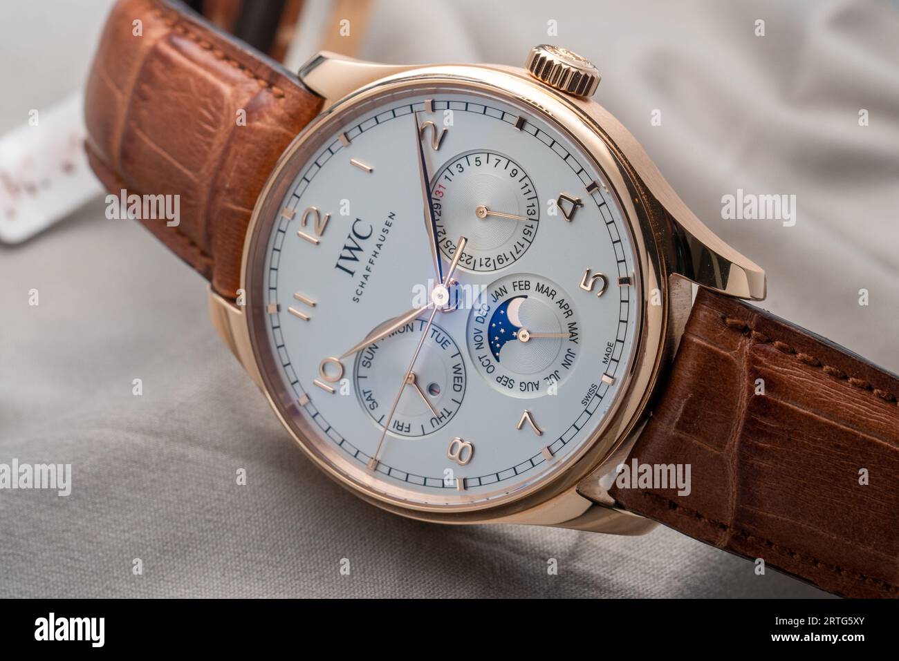 IWC Portugieser Perpetual Calendar IW344202 Stock Photo - Alamy