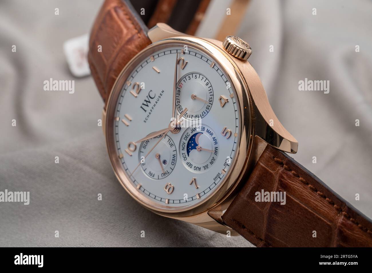 IWC Portugieser Perpetual Calendar IW344202 Stock Photo - Alamy