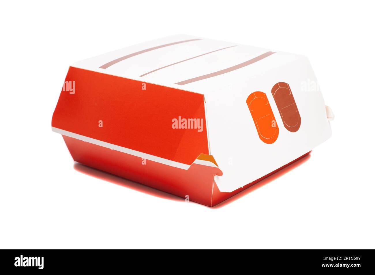 Burger box mockup with burger hi-res stock photography and images - Alamy