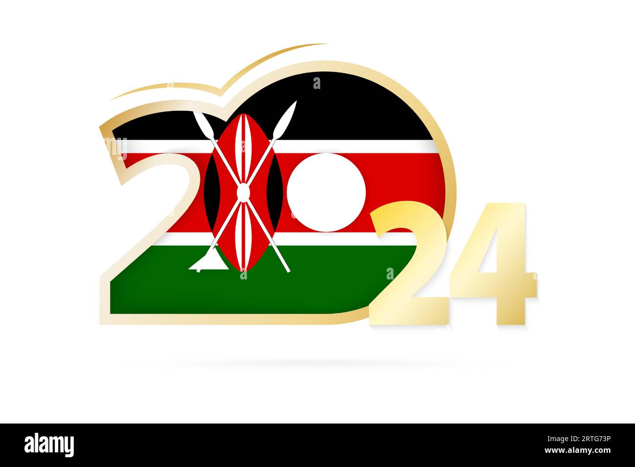 Kenya Flag Wth