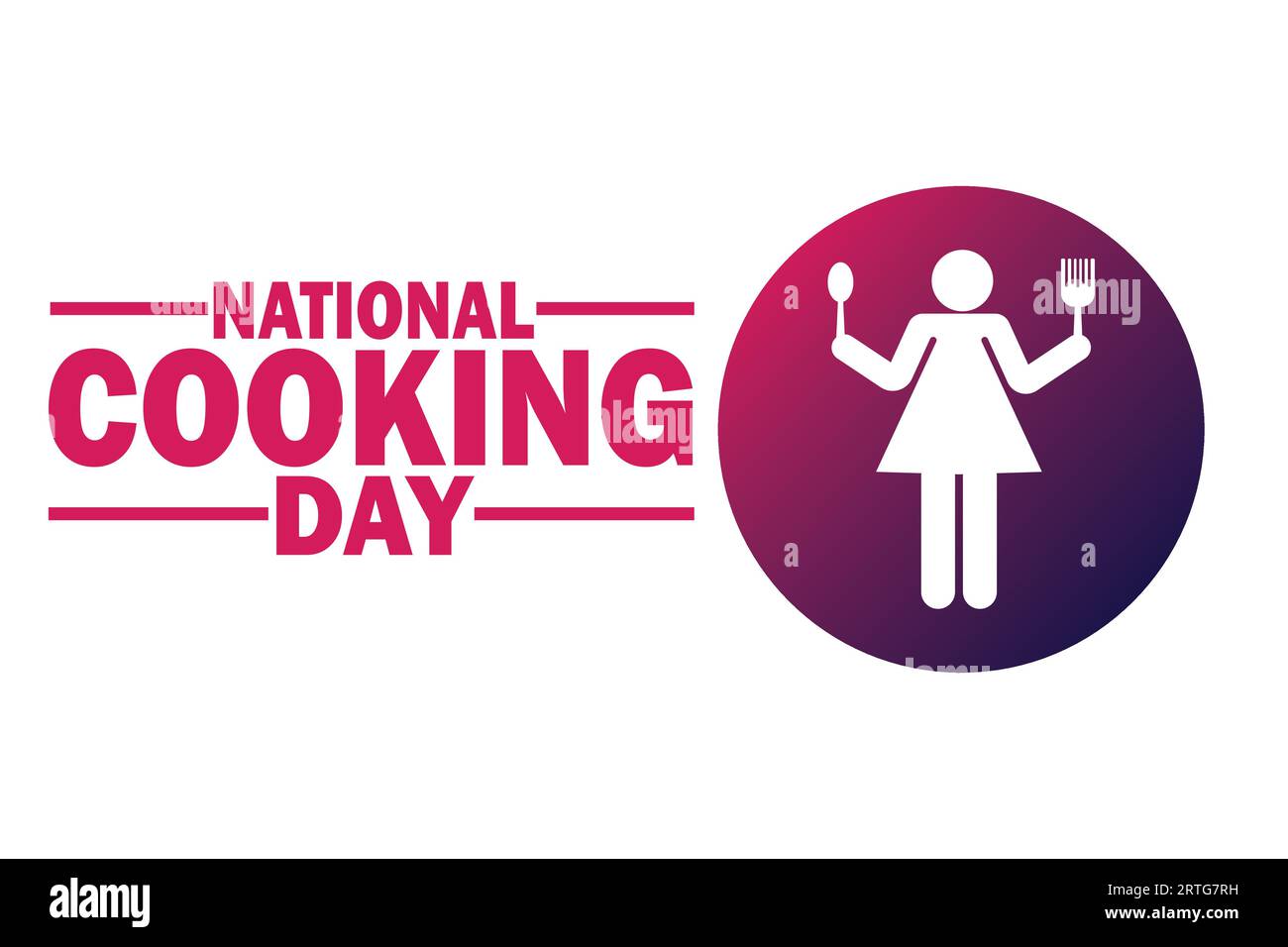 National Cooking Day. Cooking concept. Template for background, banner ...