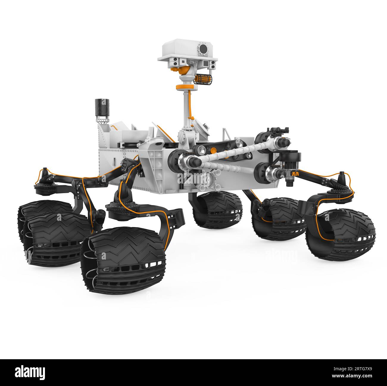 Curiosity Rover Isolated Stock Photo - Alamy