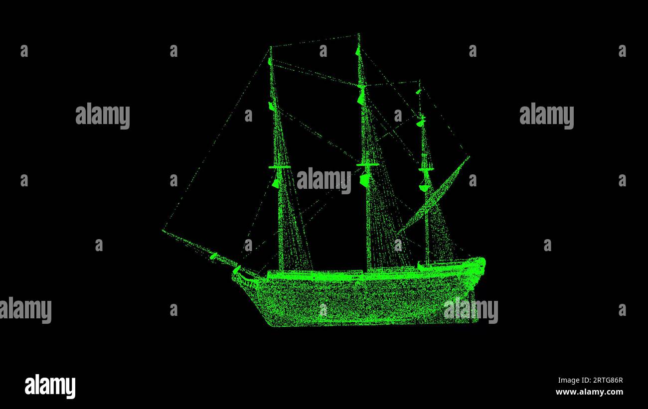 Boat text animation on black hi-res stock photography and images - Alamy