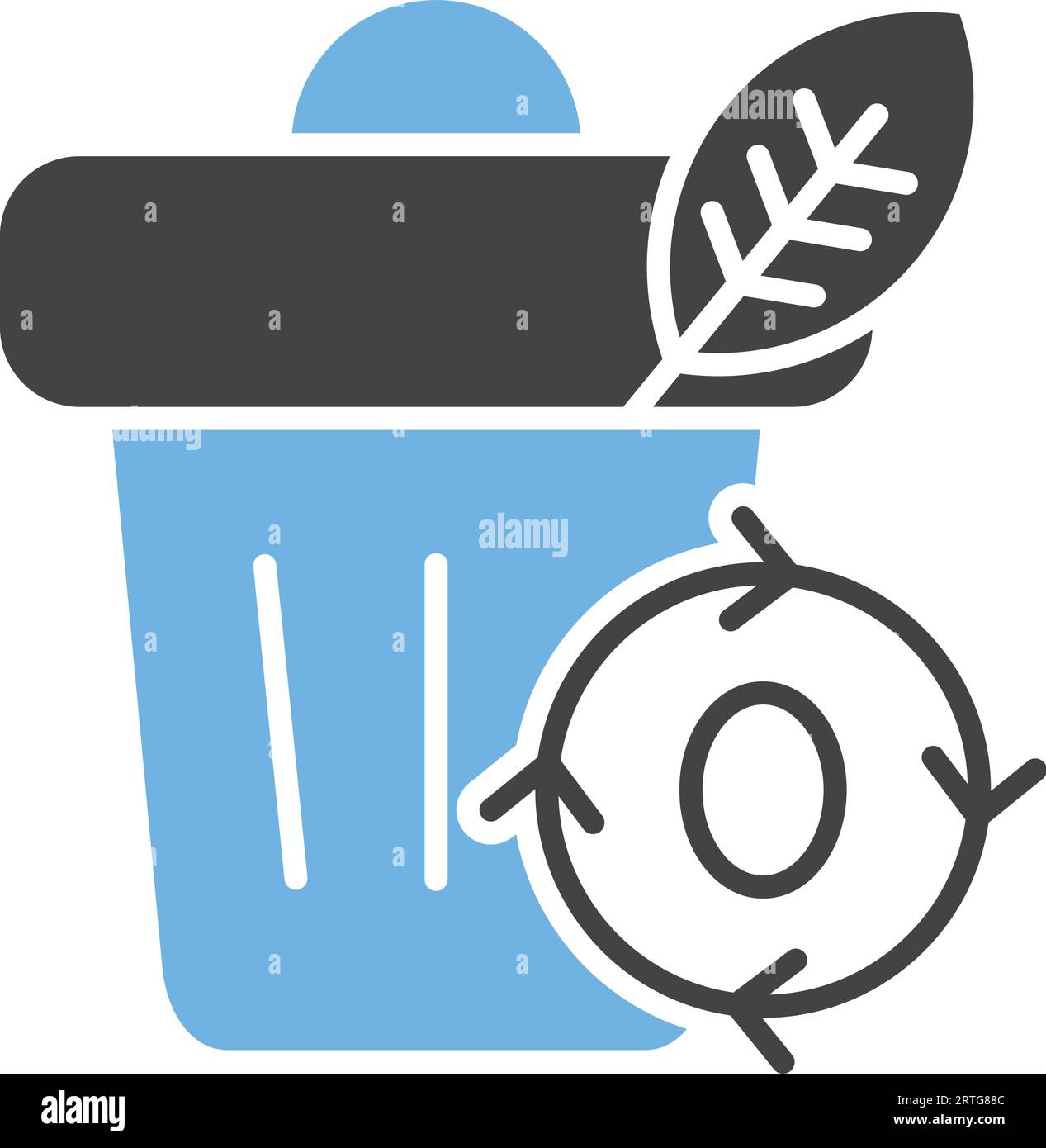 Waste reduction icon Stock Vector Images - Alamy