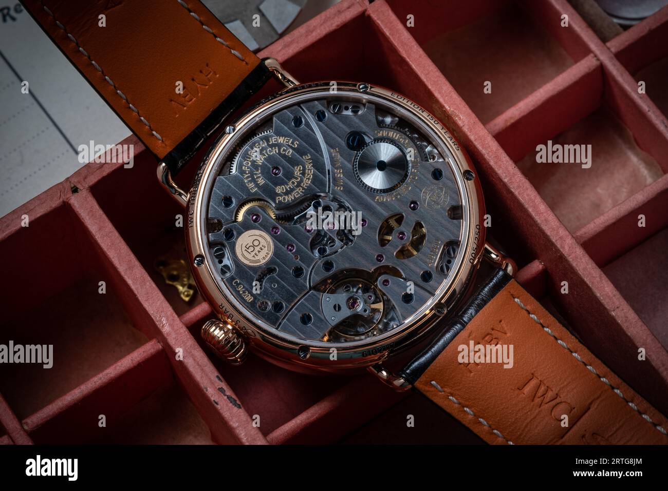 IWC Tribute To Pallweber Edition 150 Years IW505002 Stock Photo - Alamy