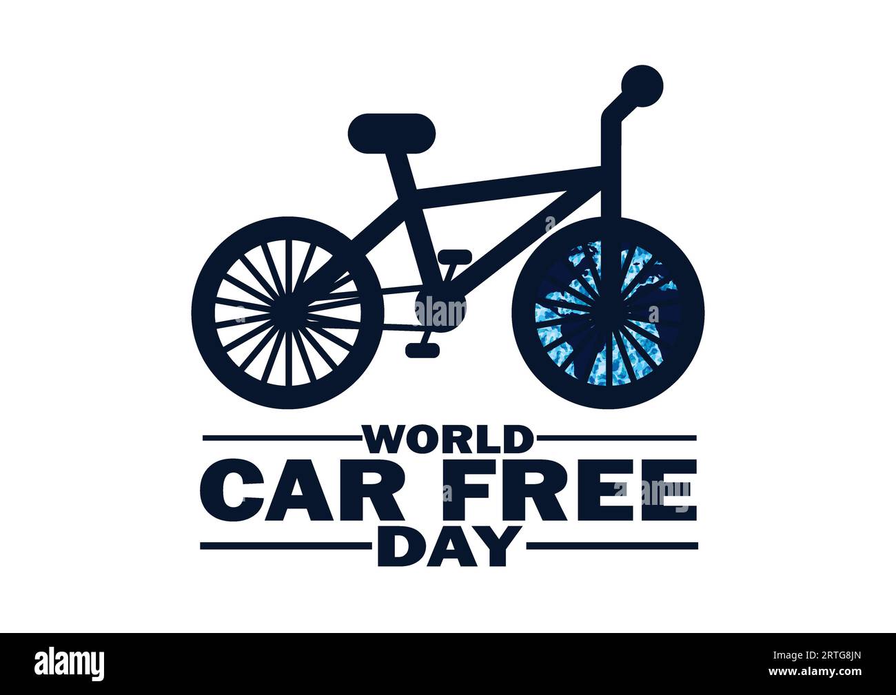 World Car Free day Vector illustration. Suitable for greeting card ...