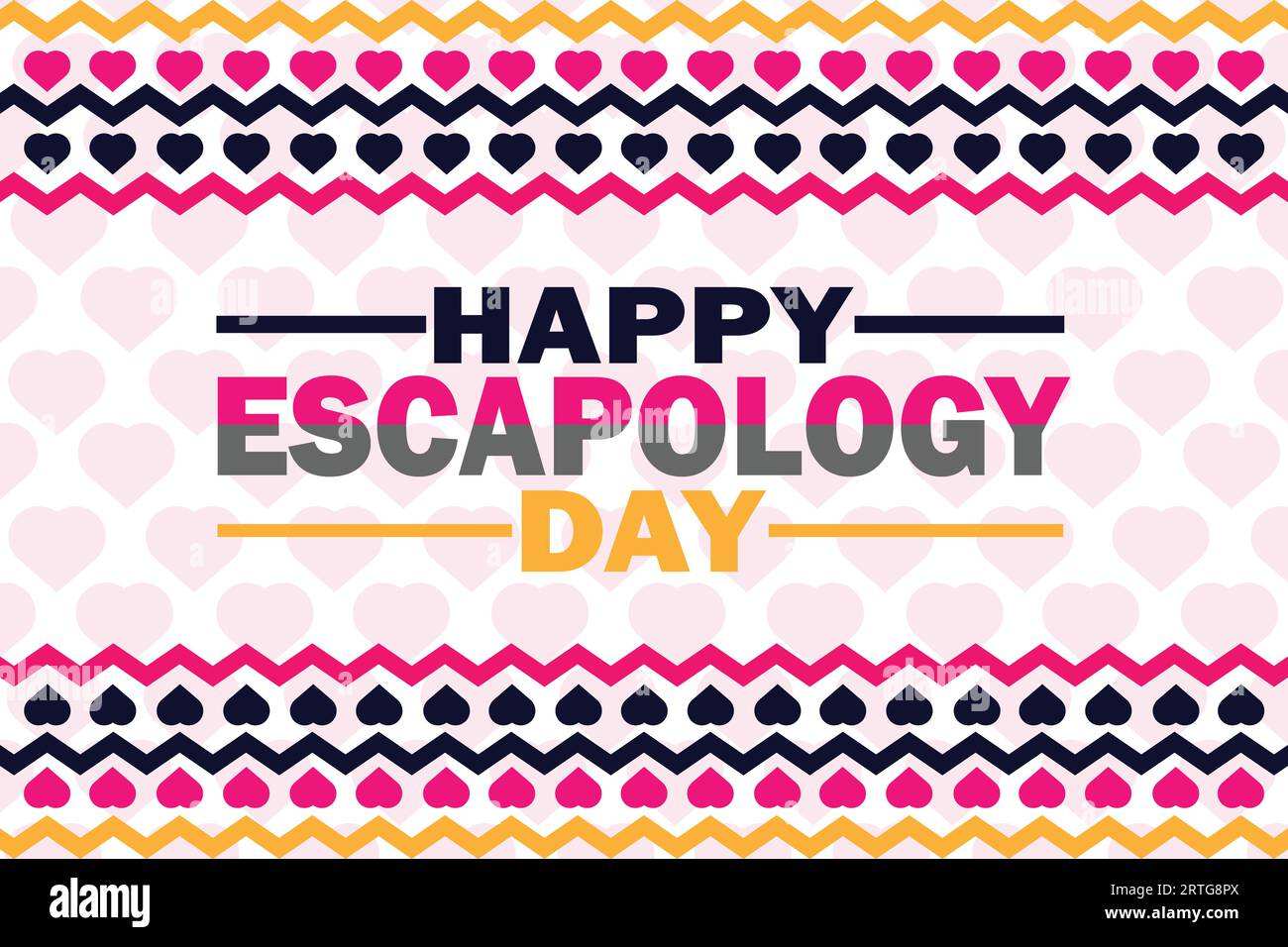 Happy Escapology Day Vector illustration. Holiday concept. Template for ...