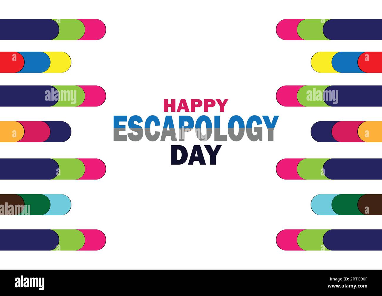Happy Escapology Day. Holiday concept. Template for background, banner ...