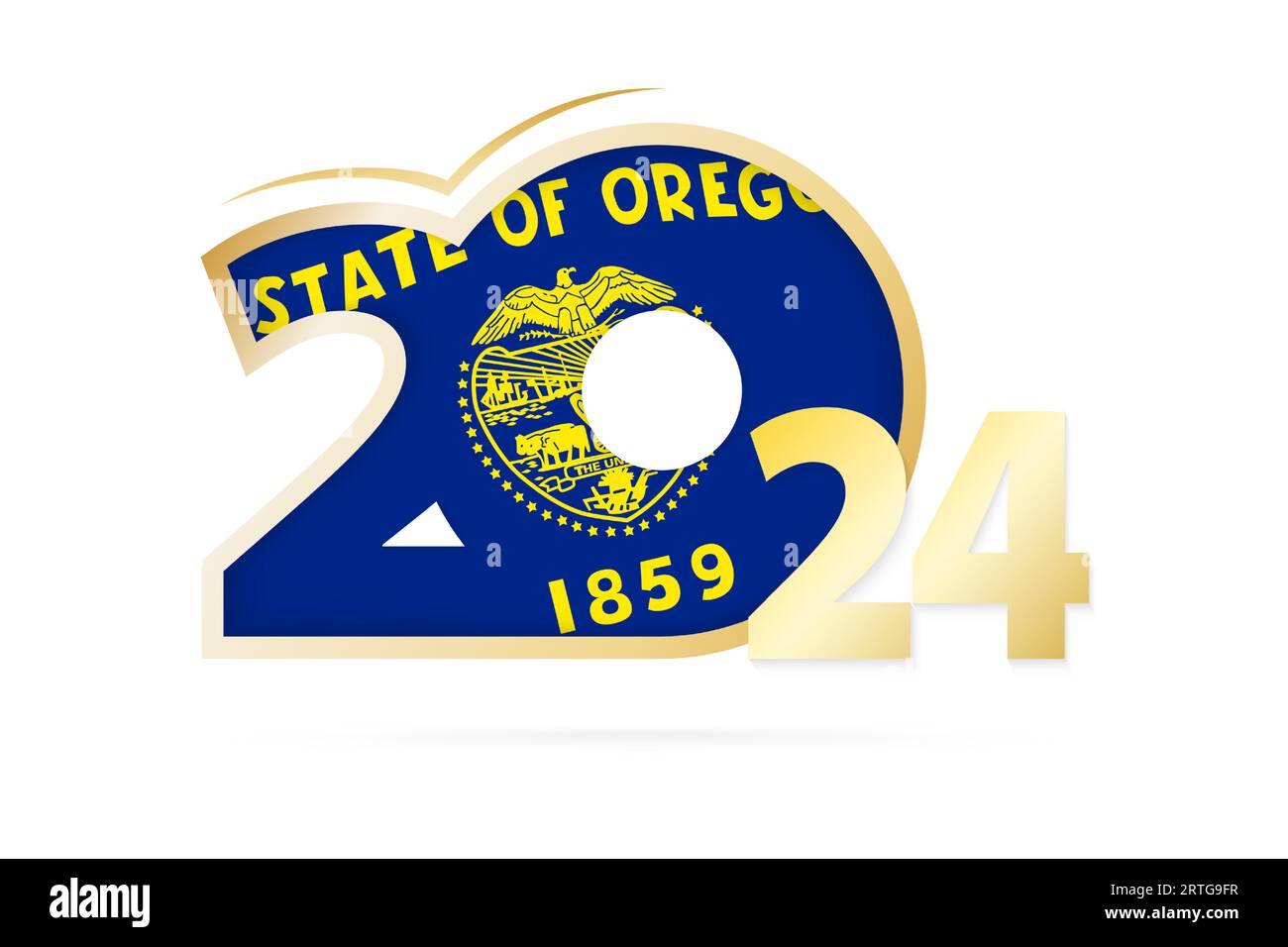 Oregon lettering Stock Vector Images - Alamy