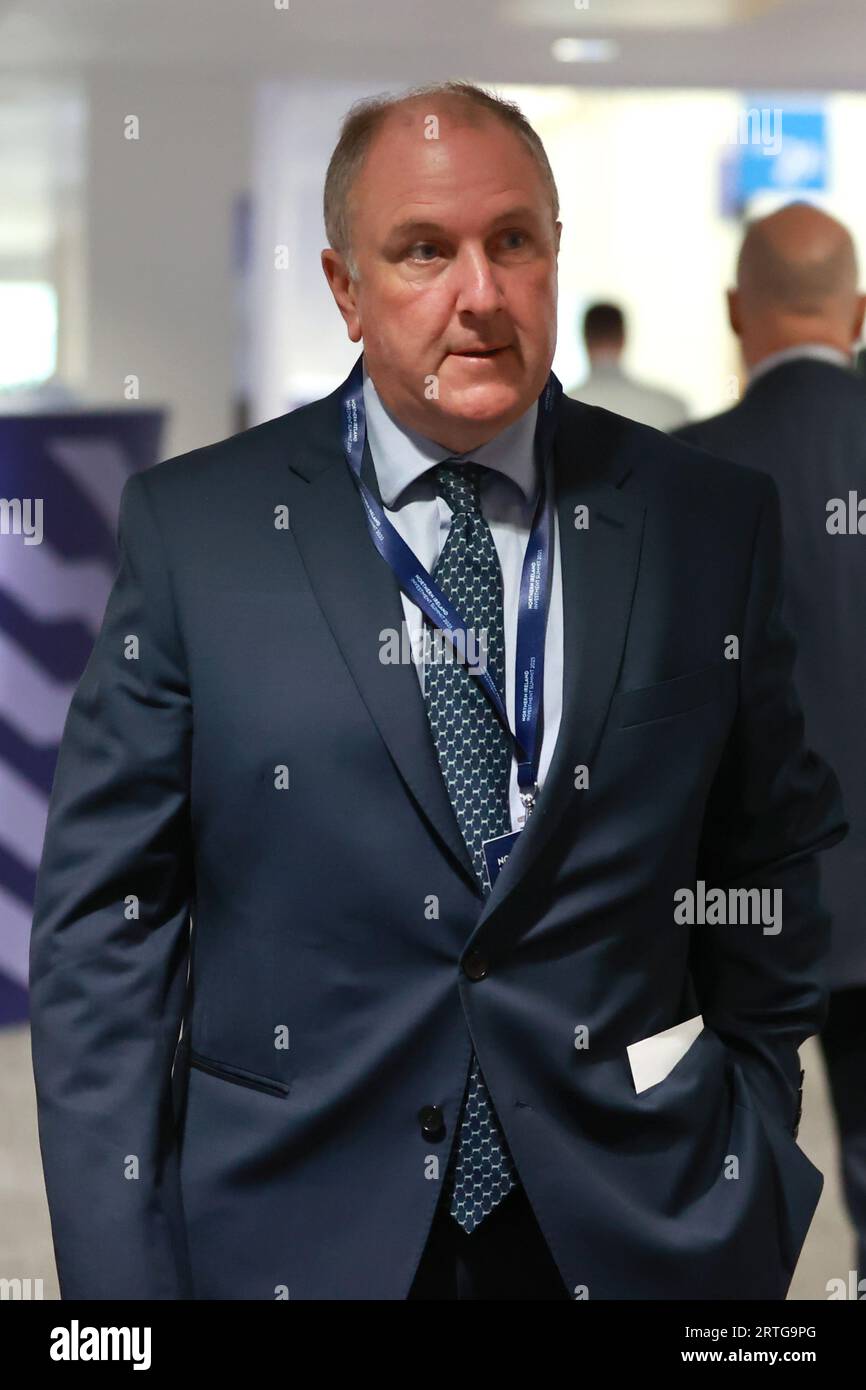 Simon Hoare during the Northern Ireland Investment Summit 2023 at the ...