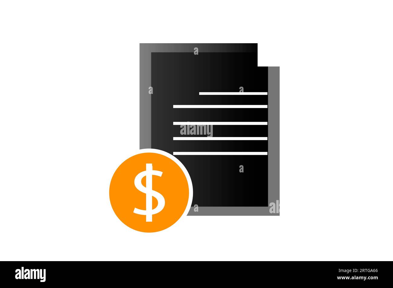 Form paper document line Cut Out Stock Images & Pictures - Alamy