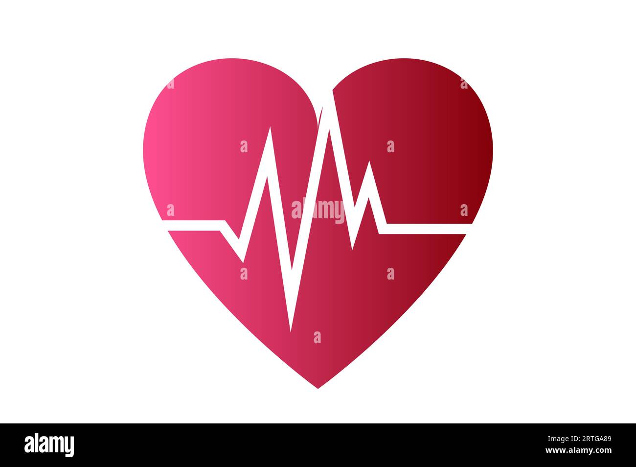 Heart, spectrum icon on white background, isolated Stock Photo - Alamy