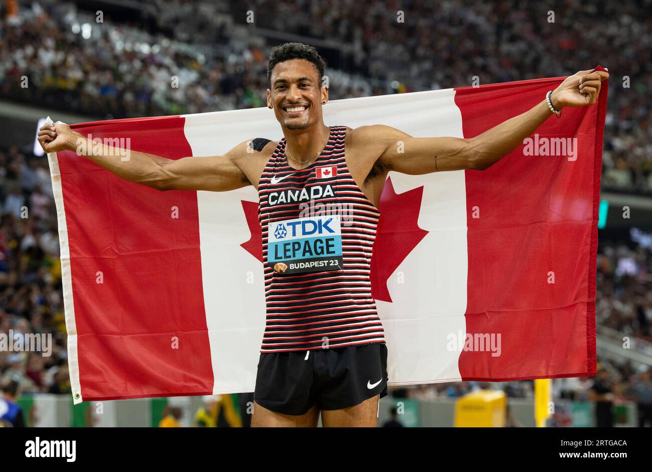 Mens decathlon high jump hi-res stock photography and images - Alamy