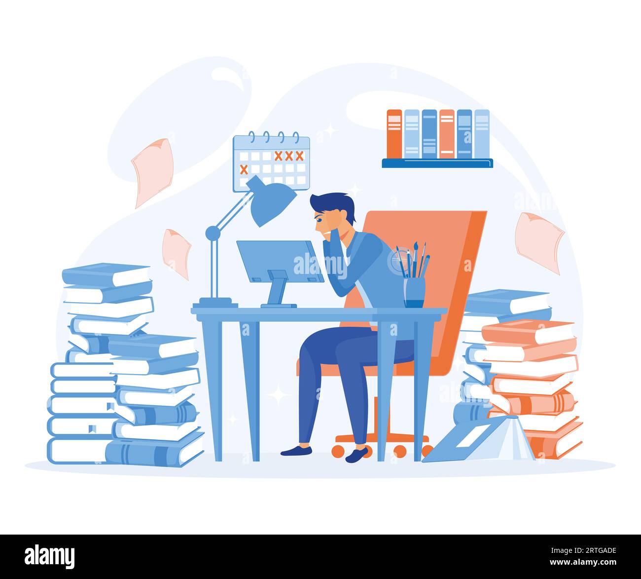 Chair pile Stock Vector Images - Alamy