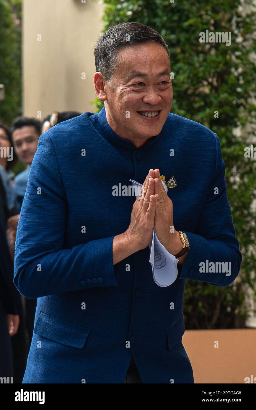 Bangkok, Thailand. 13th Sep, 2023. Thailand Prime Minister Srettha ...