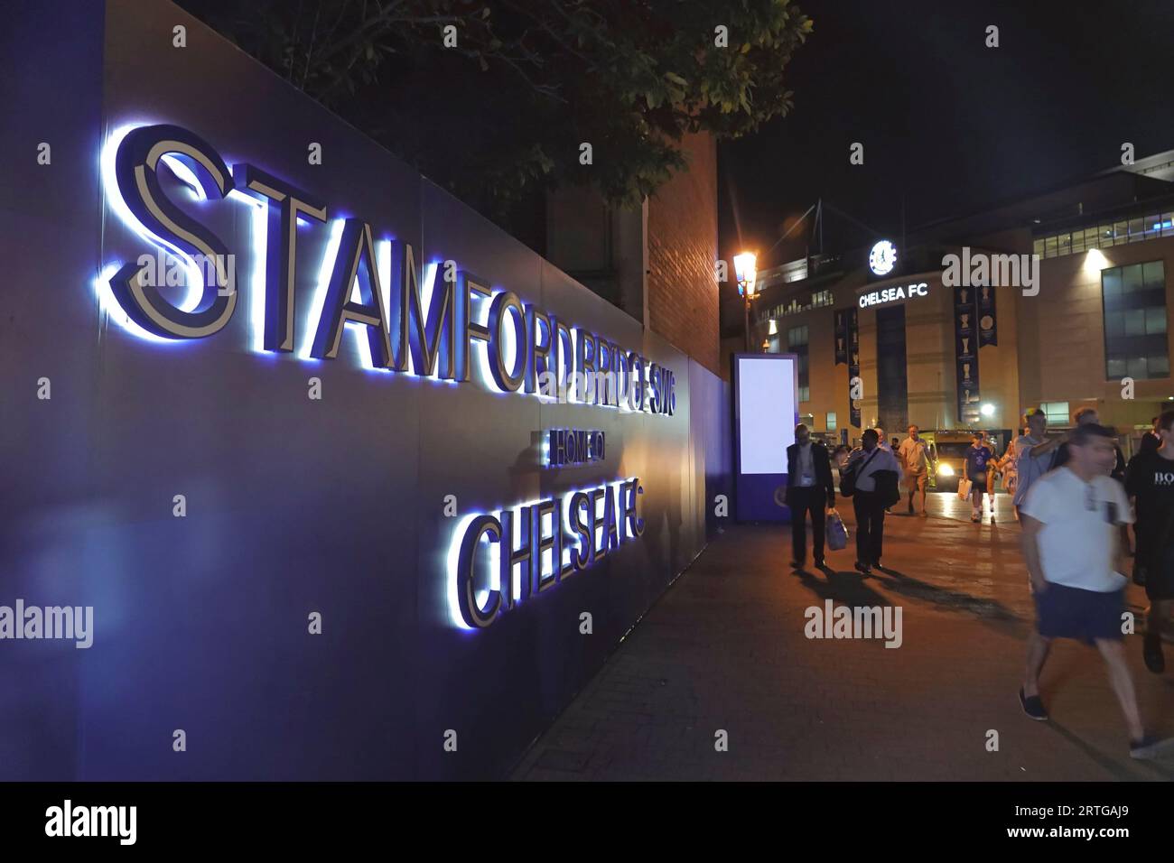 Fulham, London, UK. 9th September, 2023 Scenes at Stamford Bridge ...