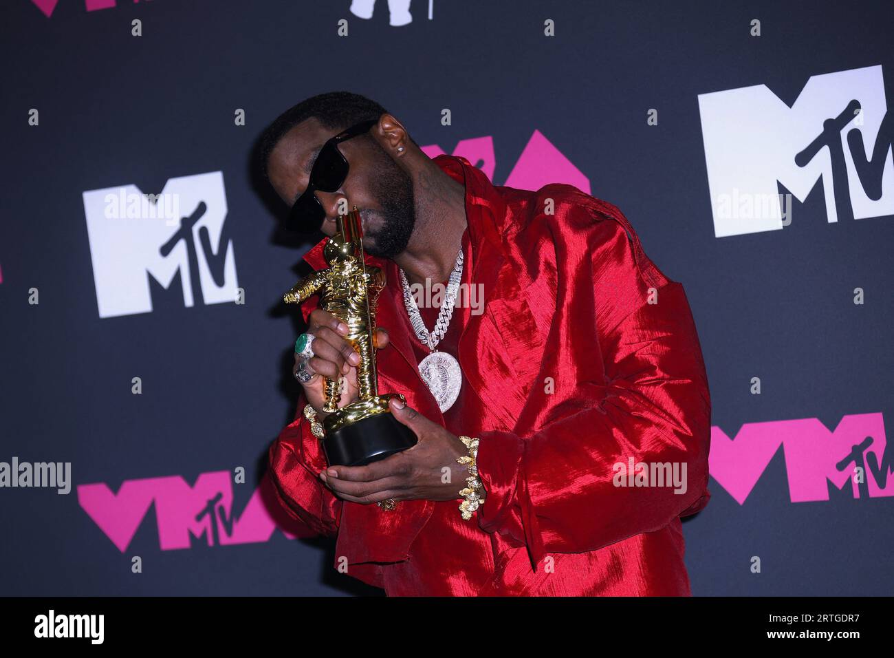 Newark, NJ on September 12, 2023 P Diddy attends the Press Room with ...