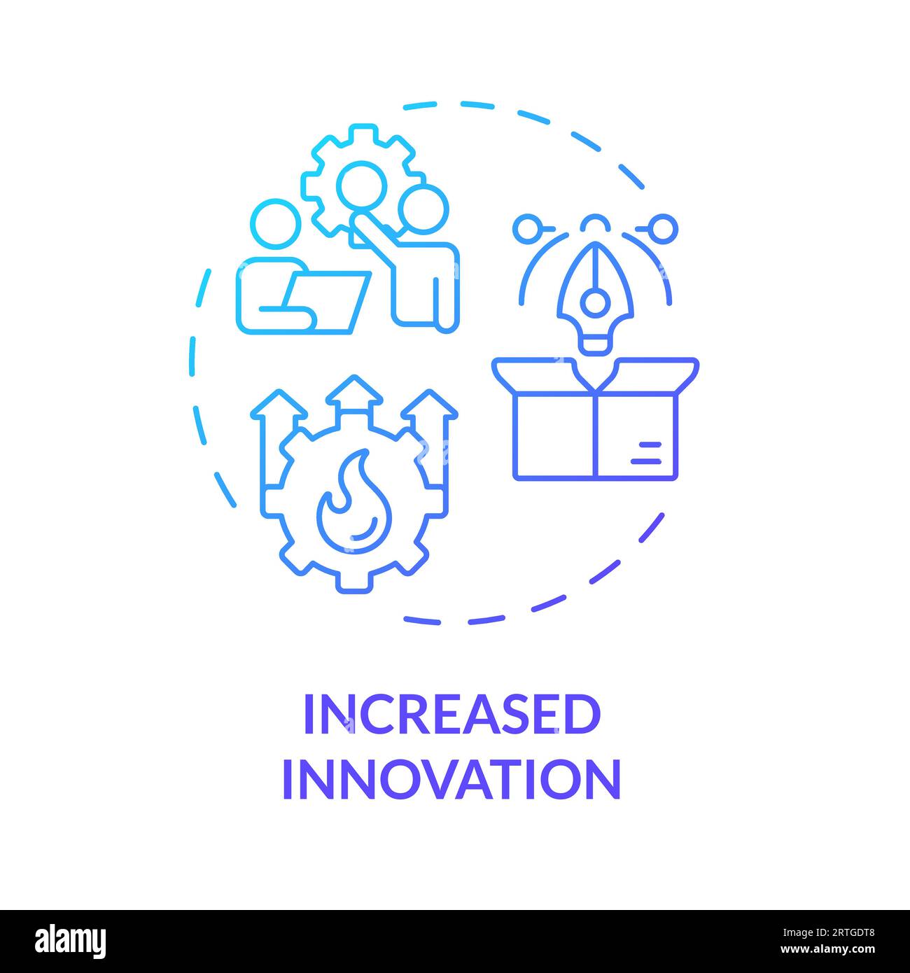 Increased innovation Stock Vector Images - Alamy