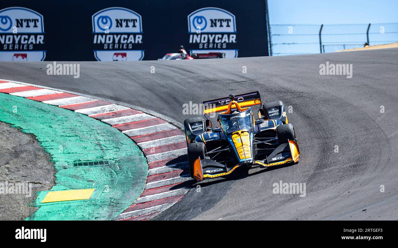 September 10 2023 Monterey, CA, U.S.A. Arrow McLaren SP driver Pato O ...
