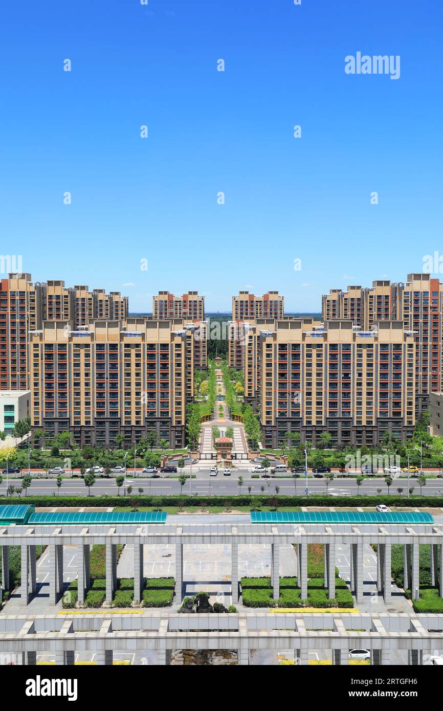 Urban architectural scenery, North China Stock Photo - Alamy