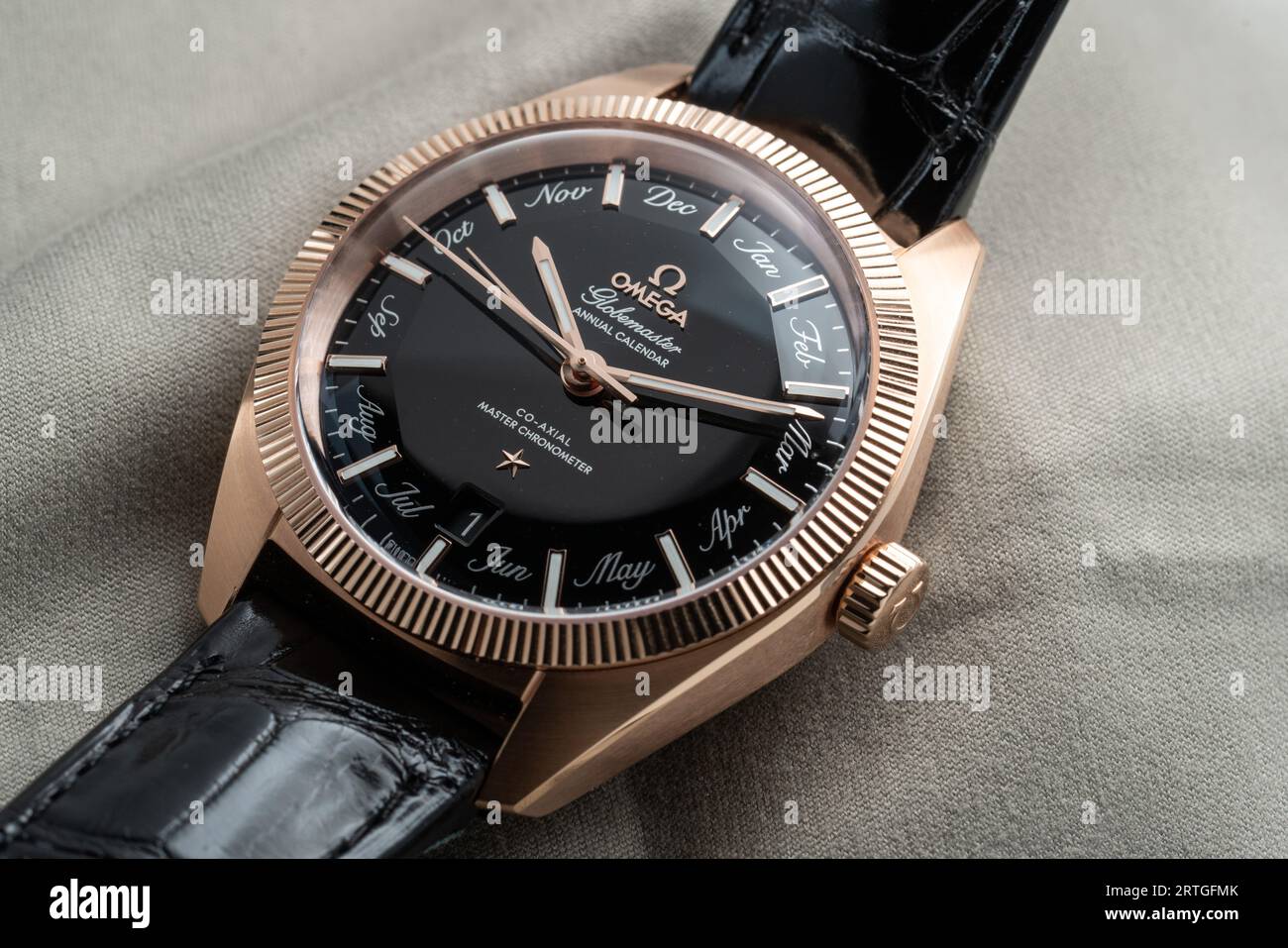 Omega Globemaster Annual Calendar models Stock Photo - Alamy