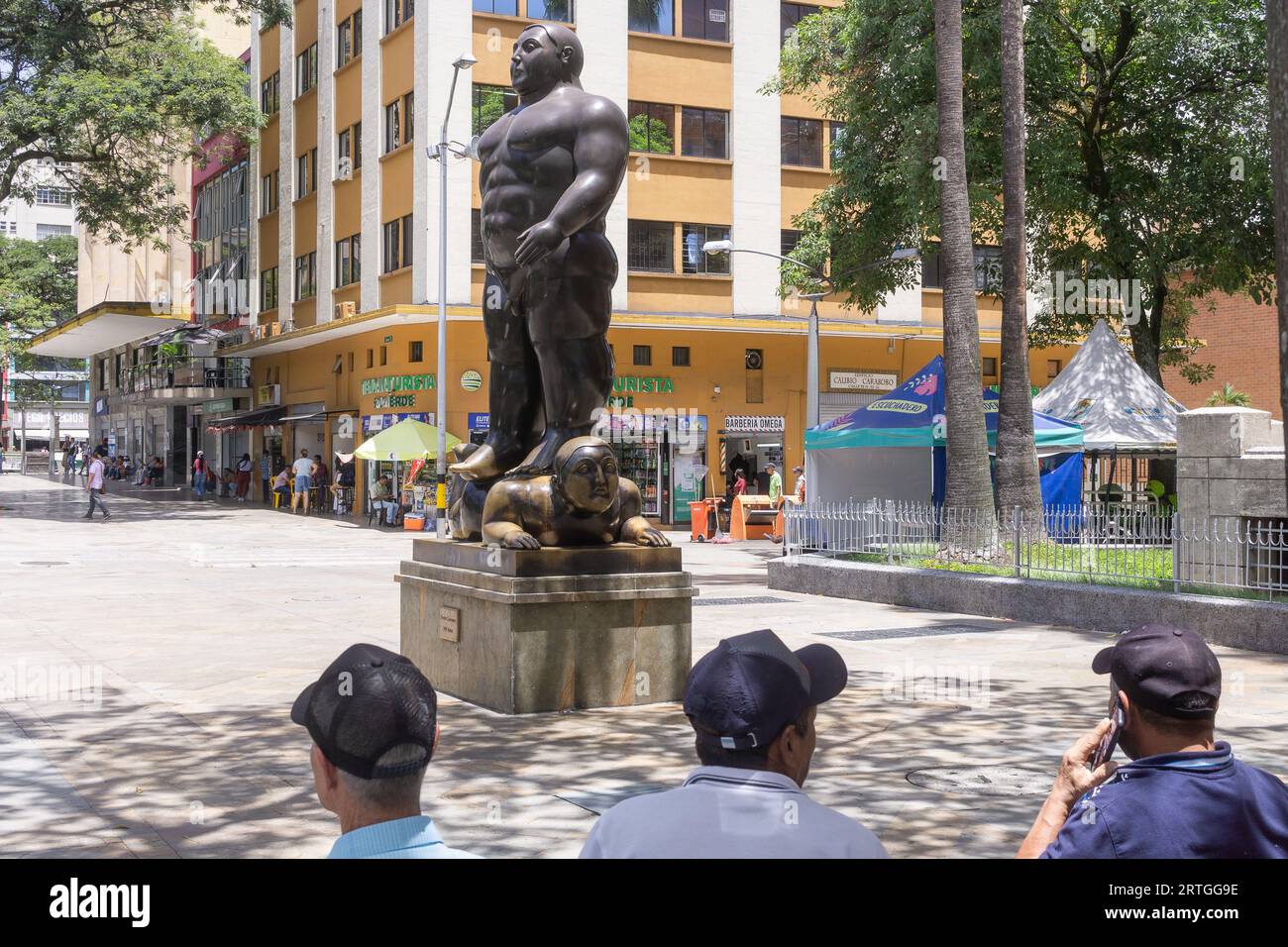 Fernando Botero sculptures at Plaza Botero in Medellin, Antioquia ...