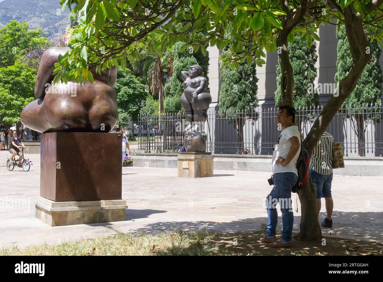 Fernando Botero sculptures at Plaza Botero in Medellin, Antioquia ...