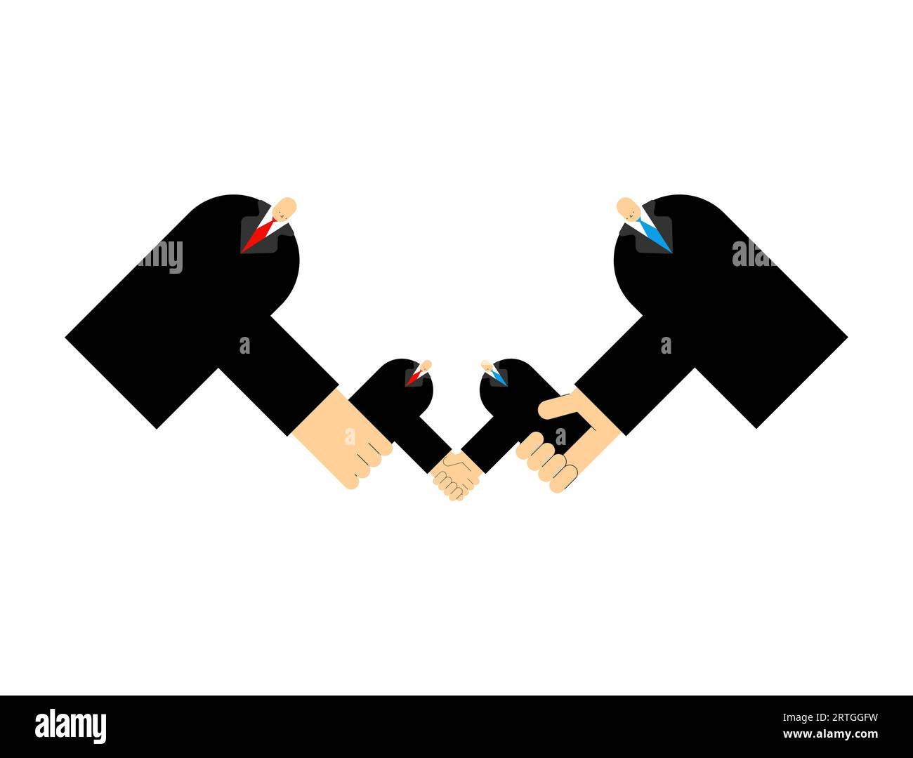 Handclasp vector vectors hi-res stock photography and images - Alamy