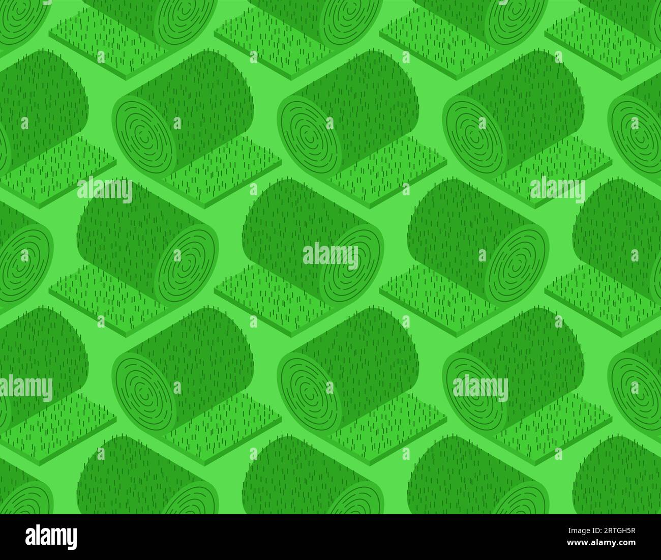 Rolled lawn pattern seamless. Vector background Stock Vector Image & Art - Alamy