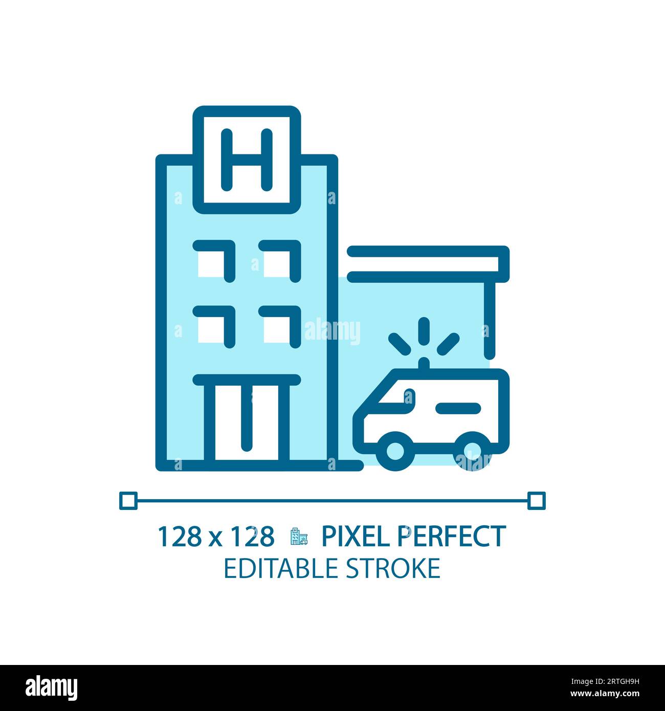 2D editable thin line hospital icon Stock Vector Image & Art - Alamy 2D editable thin line hospital icon Stock Vector Image & Art - Alamy