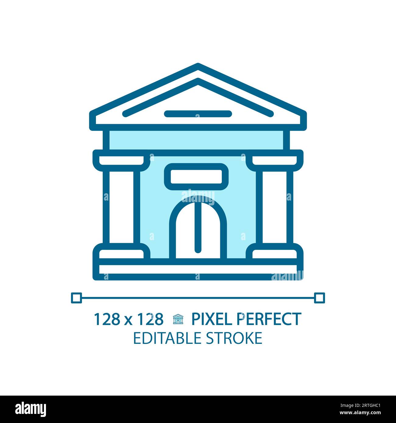 2D editable thin line parliament building icon Stock Vector Image & Art - Alamy