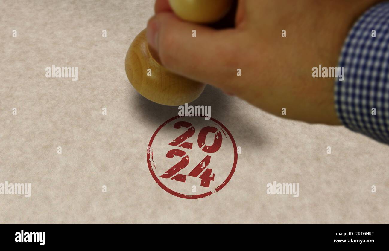 2024 year hi-res stock photography and images - Alamy