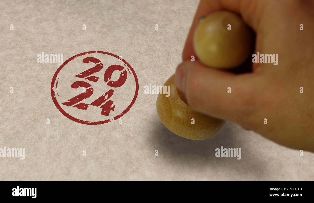 2024 year hi-res stock photography and images - Alamy