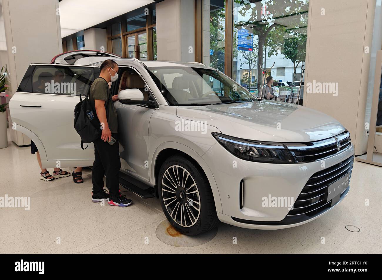 SHANGHAI, CHINA - SEPTEMBER 13, 2023 - Customers experience the newly ...