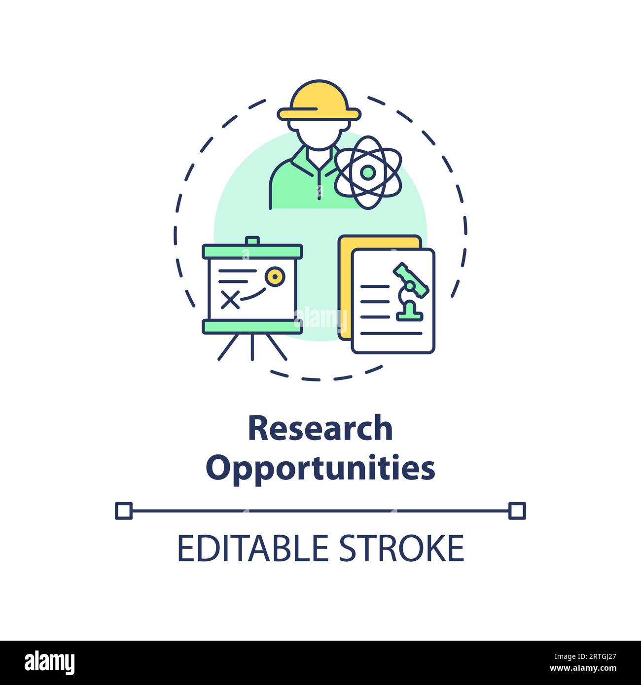 Plant research conceptual image Stock Vector Images - Alamy