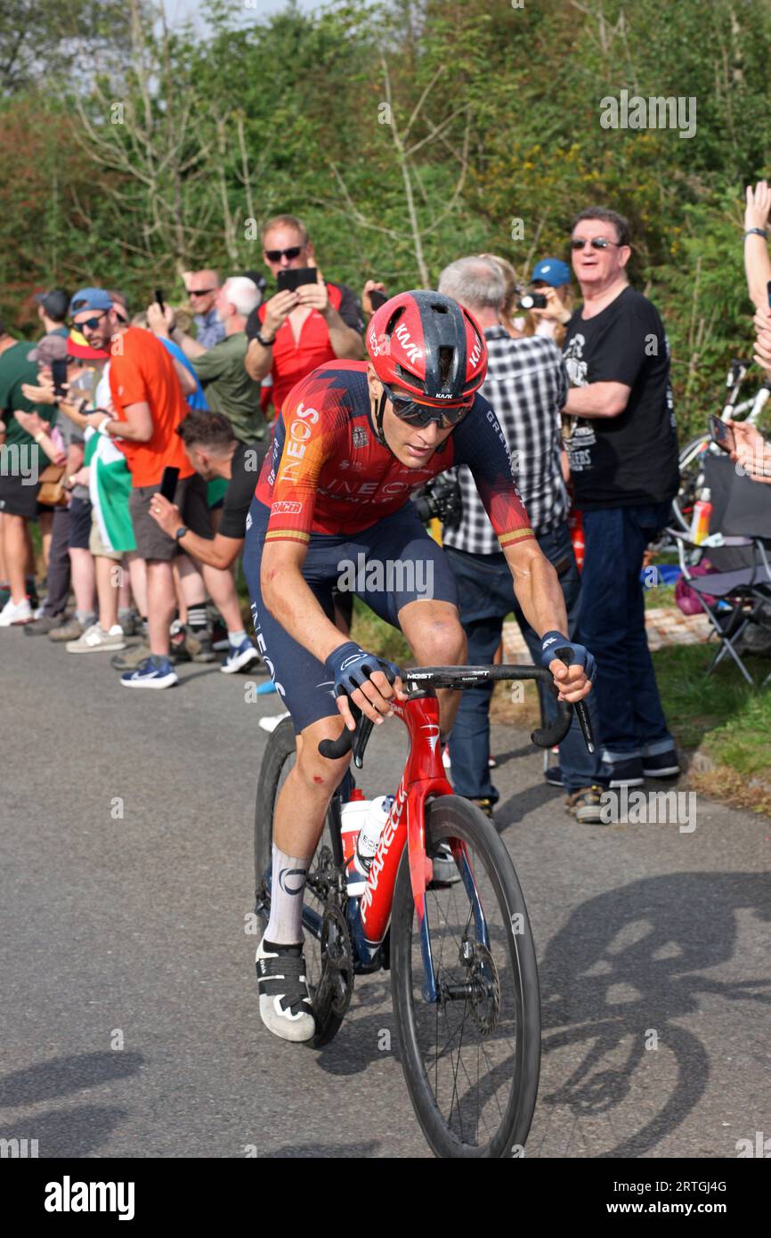 carlos Rodriguez Spain Ineos Grenadiers attacks and wins final stage ...