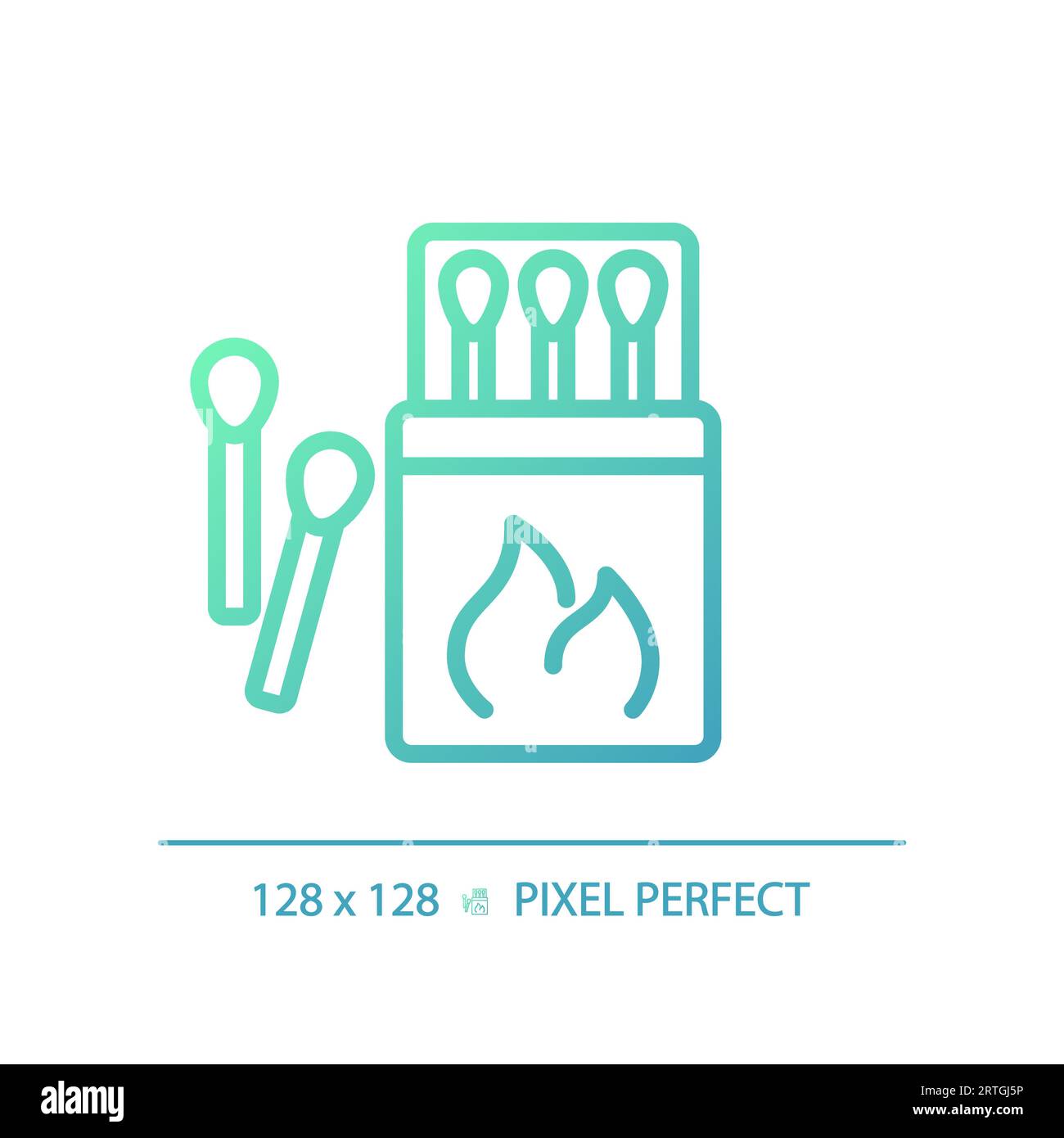 Pixel match stick Stock Vector Images - Alamy